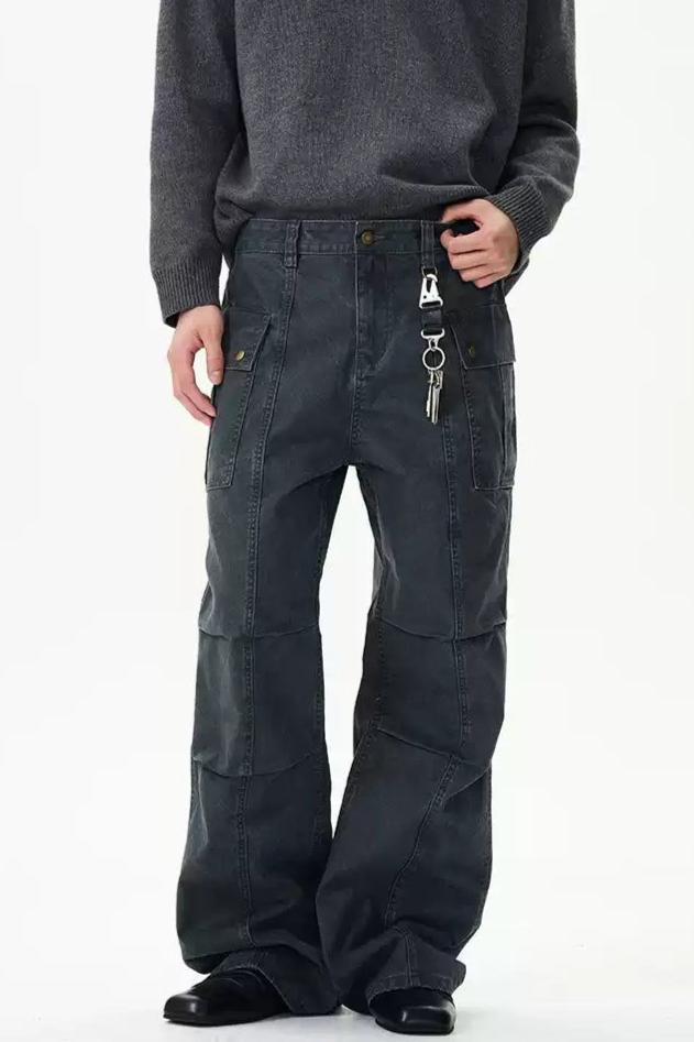 Washed Carpenter Style Jeans
