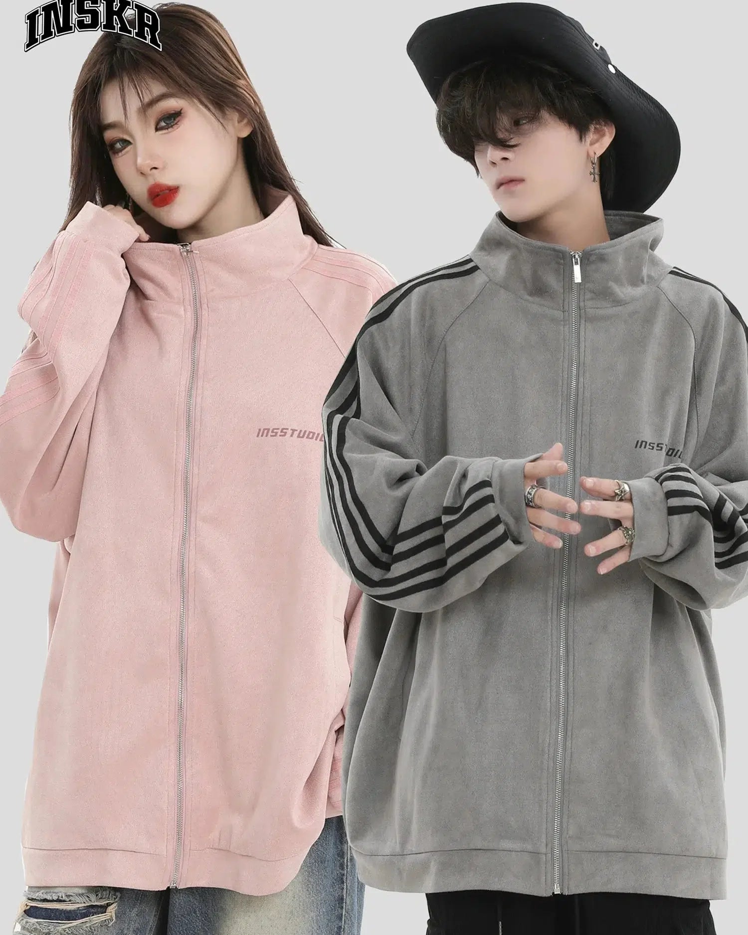 Zip-Up Side Lines Jacket
